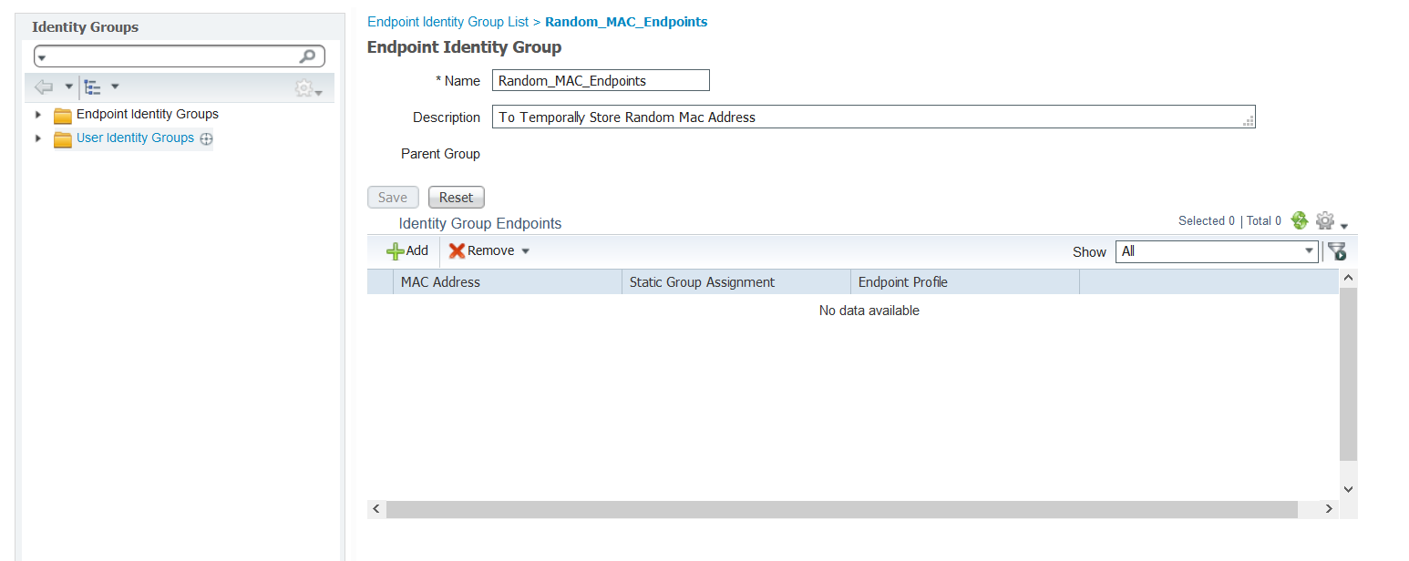 Random MAC Address and ISE – CRAZY NETWORKING