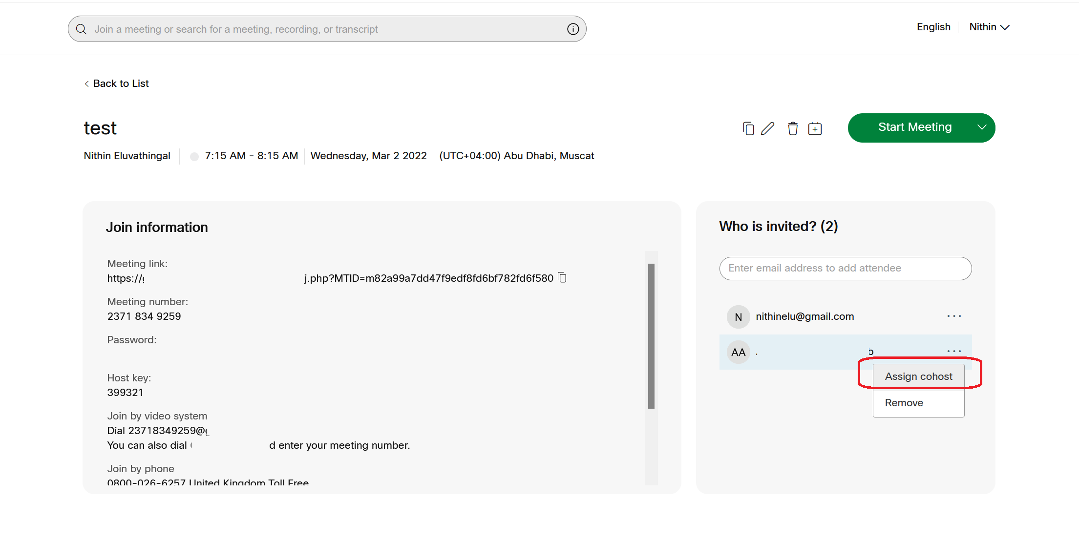 Webex Cohost – CRAZY NETWORKING