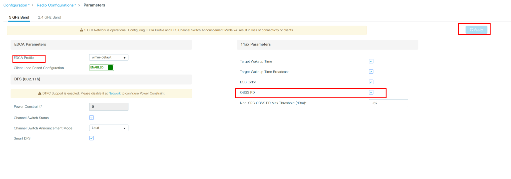 BSS coloring & OBSS PD on C9800 – CRAZY NETWORKING