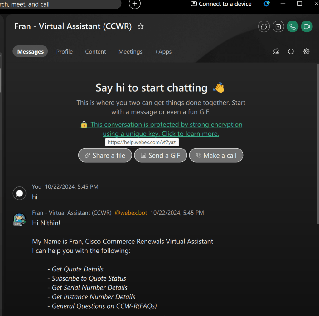 CCW-R Webex Bot – CRAZY NETWORKING